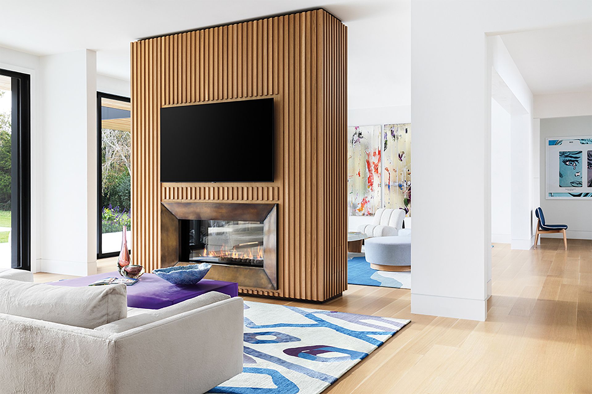 6 TV Room Dividers That Prove This Layout Is so Clever | Livingetc