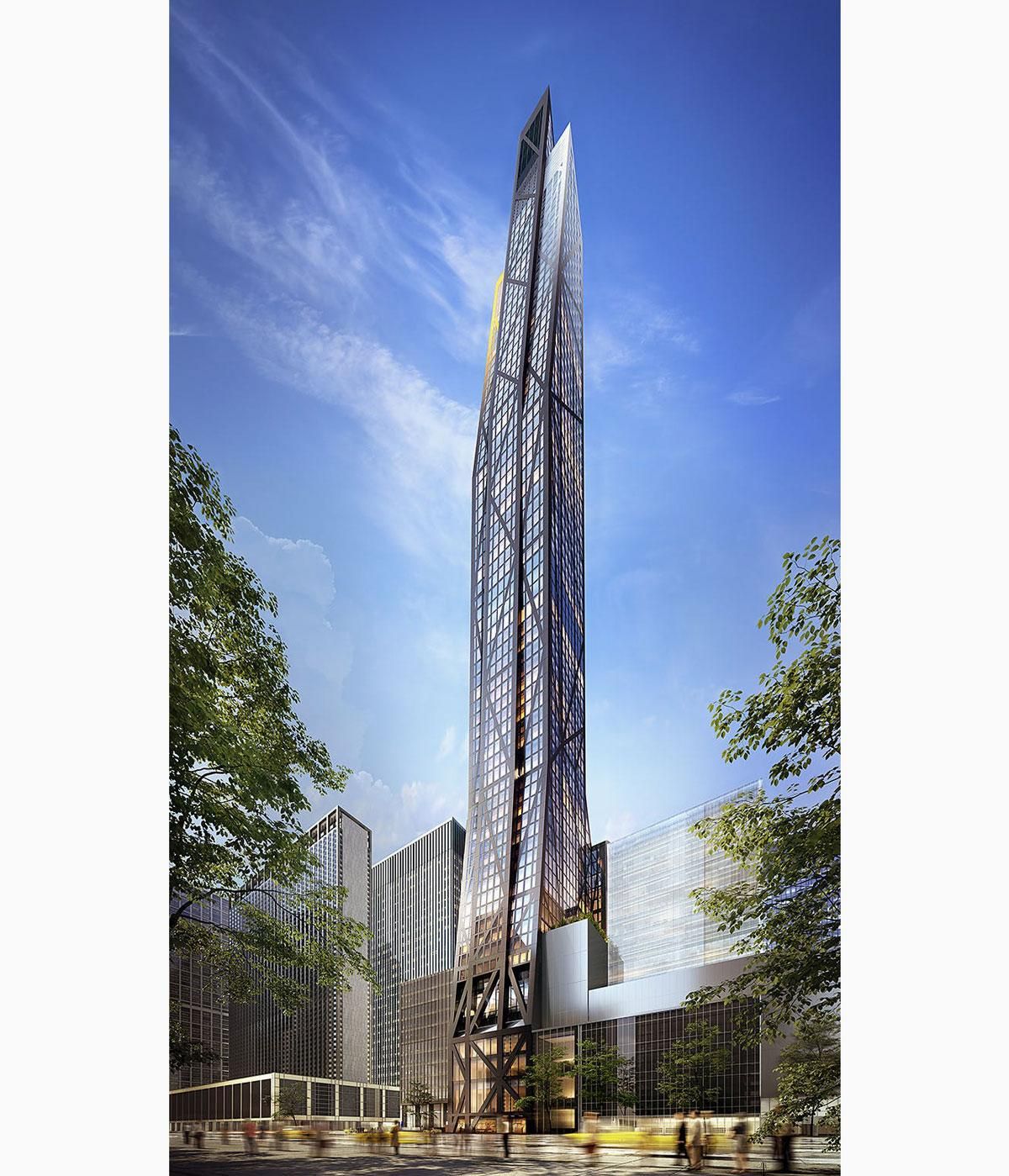 MoMA tower inspires a titanium and jadeite necklace | Wallpaper