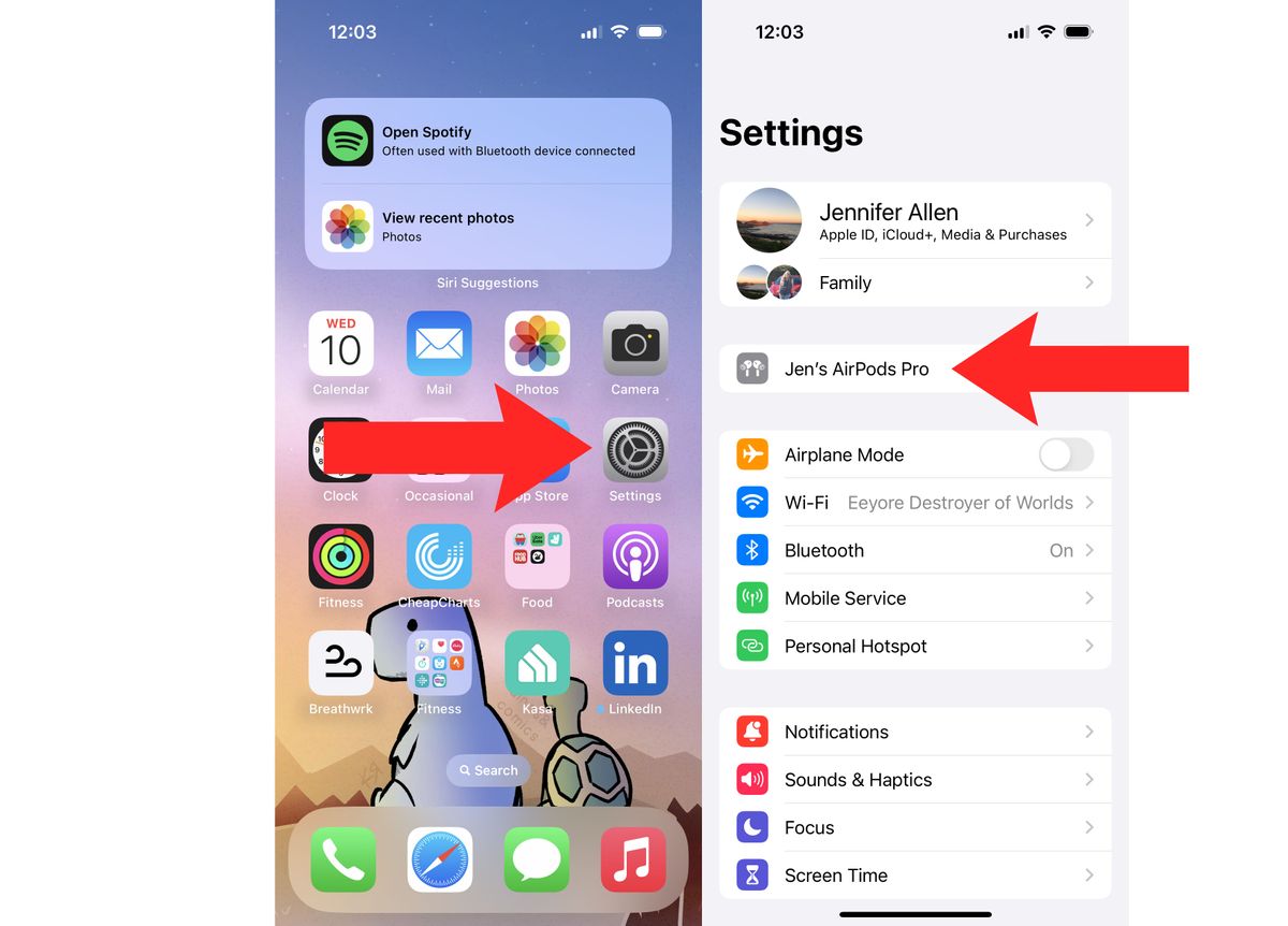 How to change AirPod settings | TechRadar