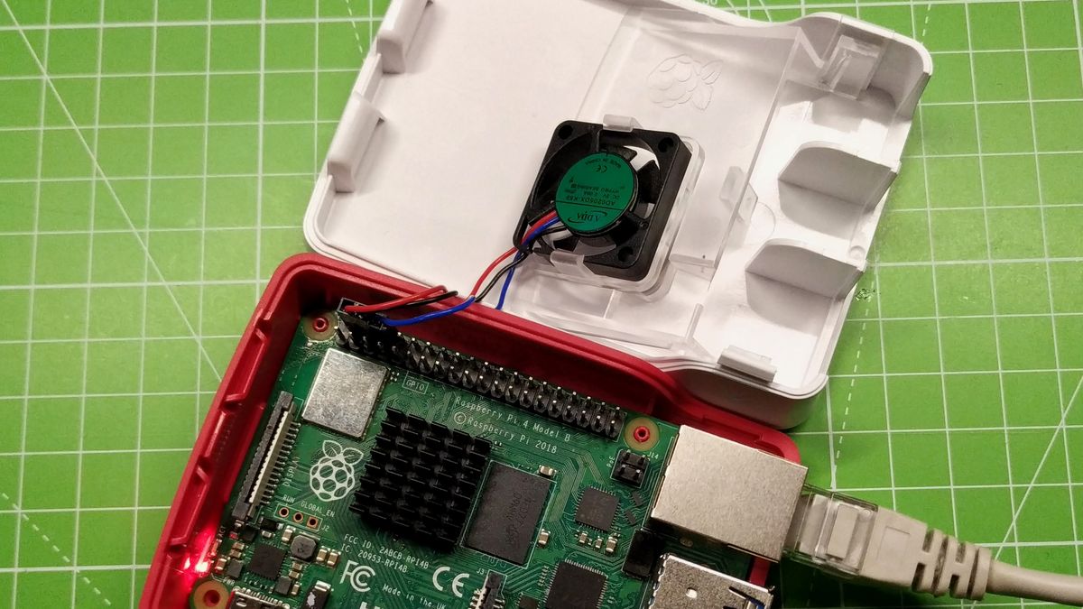 Raspberry Pi 4 Case Fan: Active Cooling for the Official Case | Tom's ...