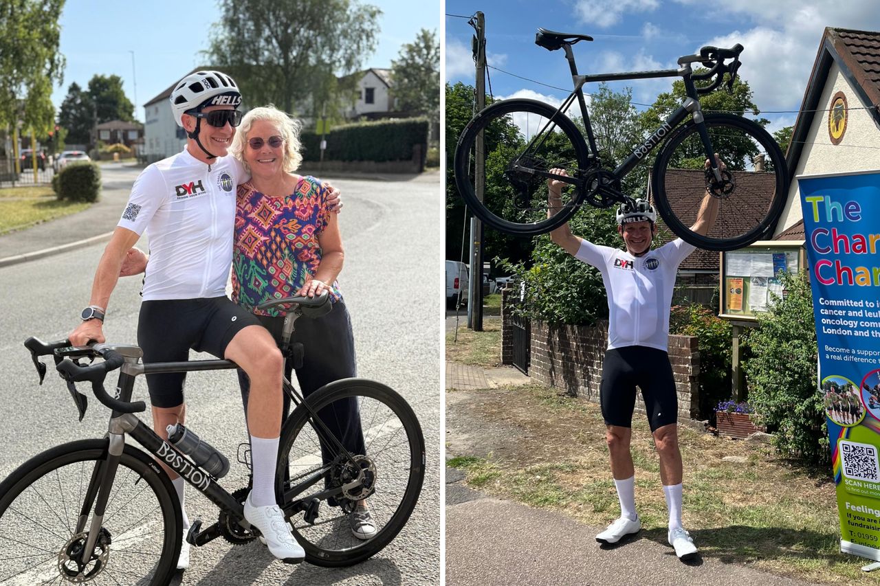 An 82-year-old cyclist will become the first person in the country to ...