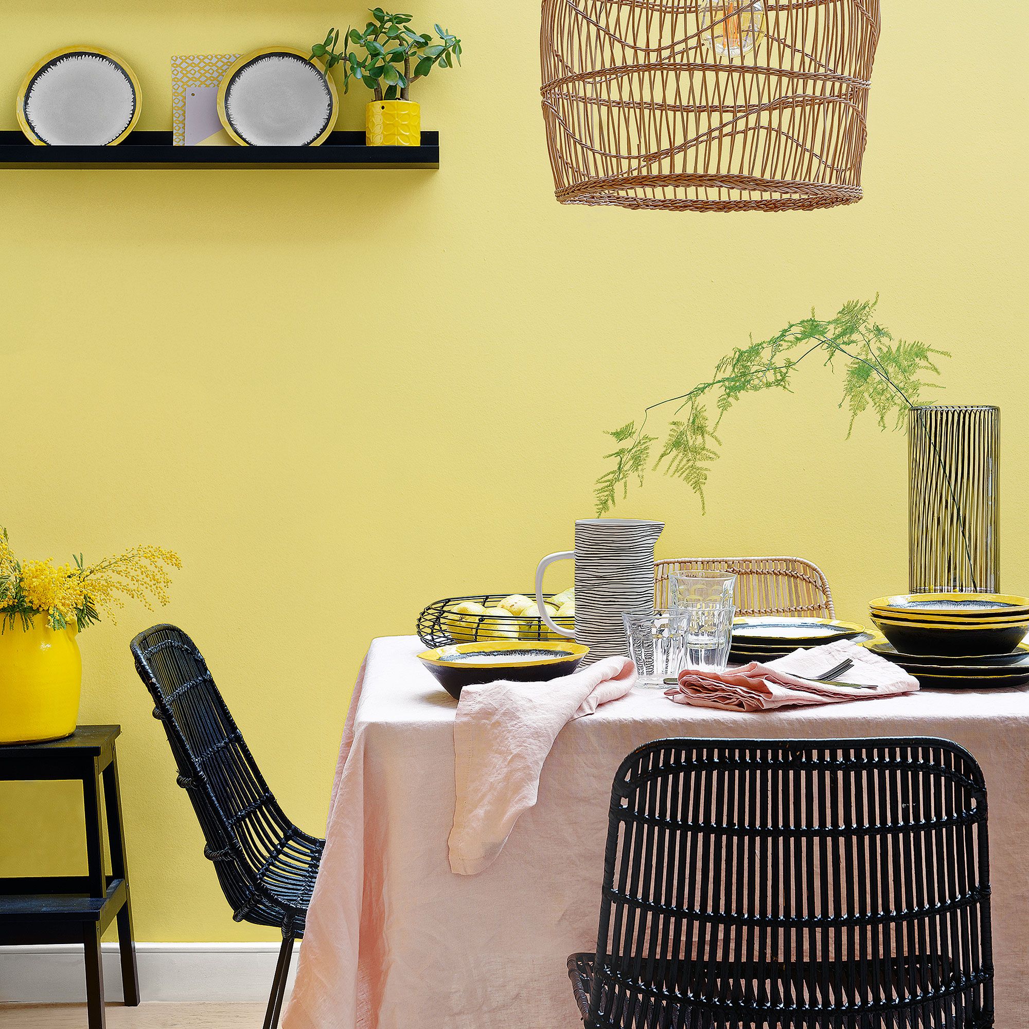 Colours that go with yellow and how to use them in every room | Ideal Home