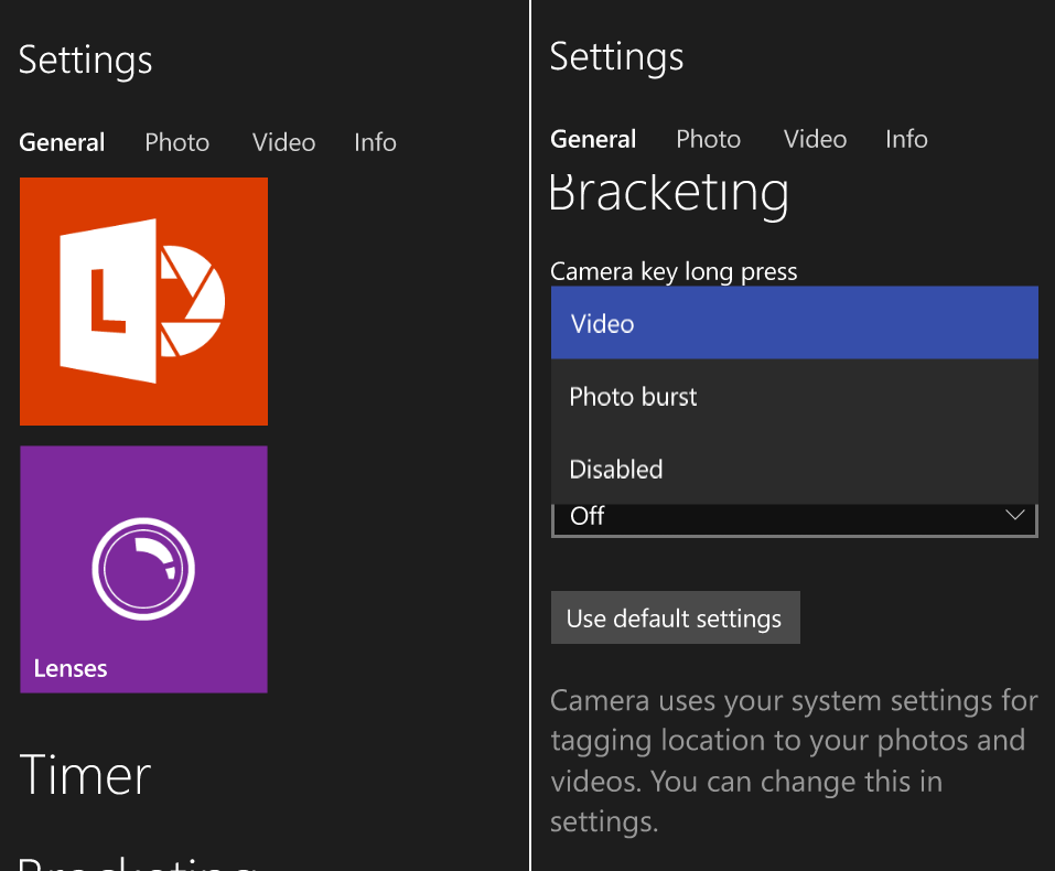 The Camera app in Windows 10 borrows a lot from Lumia Camera 5.0 with ...