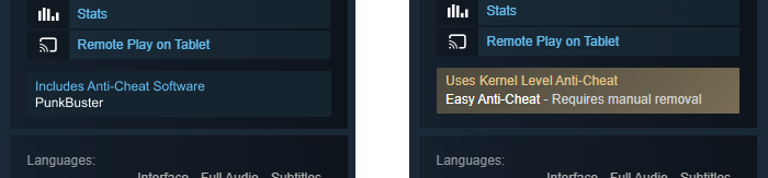 Steam game listings must now flag any kernel-level anti-cheat software ...