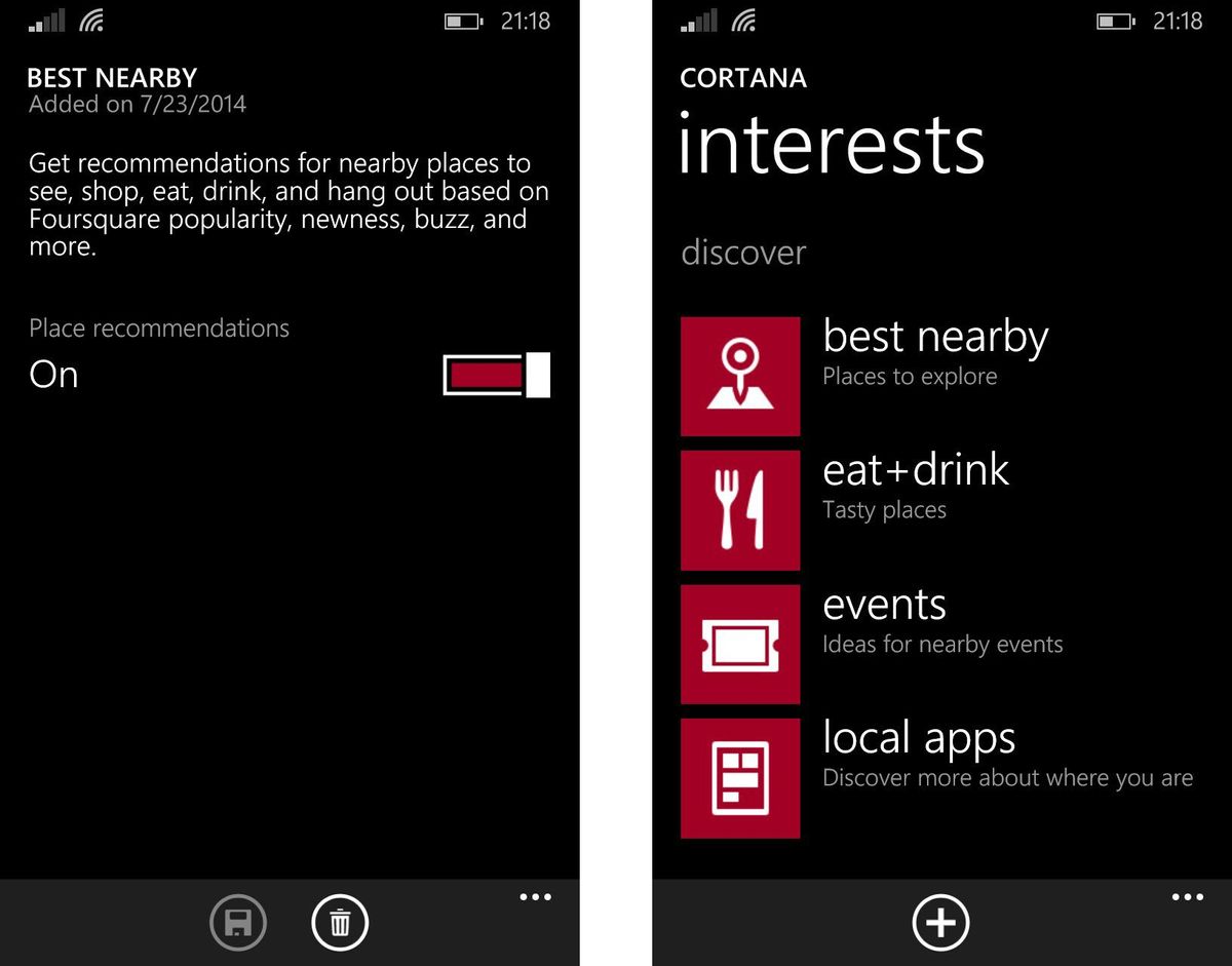Microsoft updates Cortana with recommendations for nearby places and ...