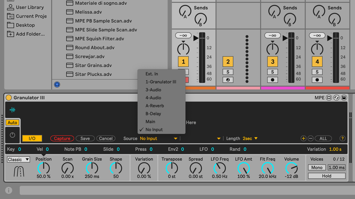 How to use Granulator III, the new version of Ableton's powerful granular synth in Live 12: "We ...