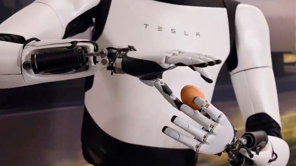 The new Tesla robot's dexterity is already blowing minds | Creative Bloq