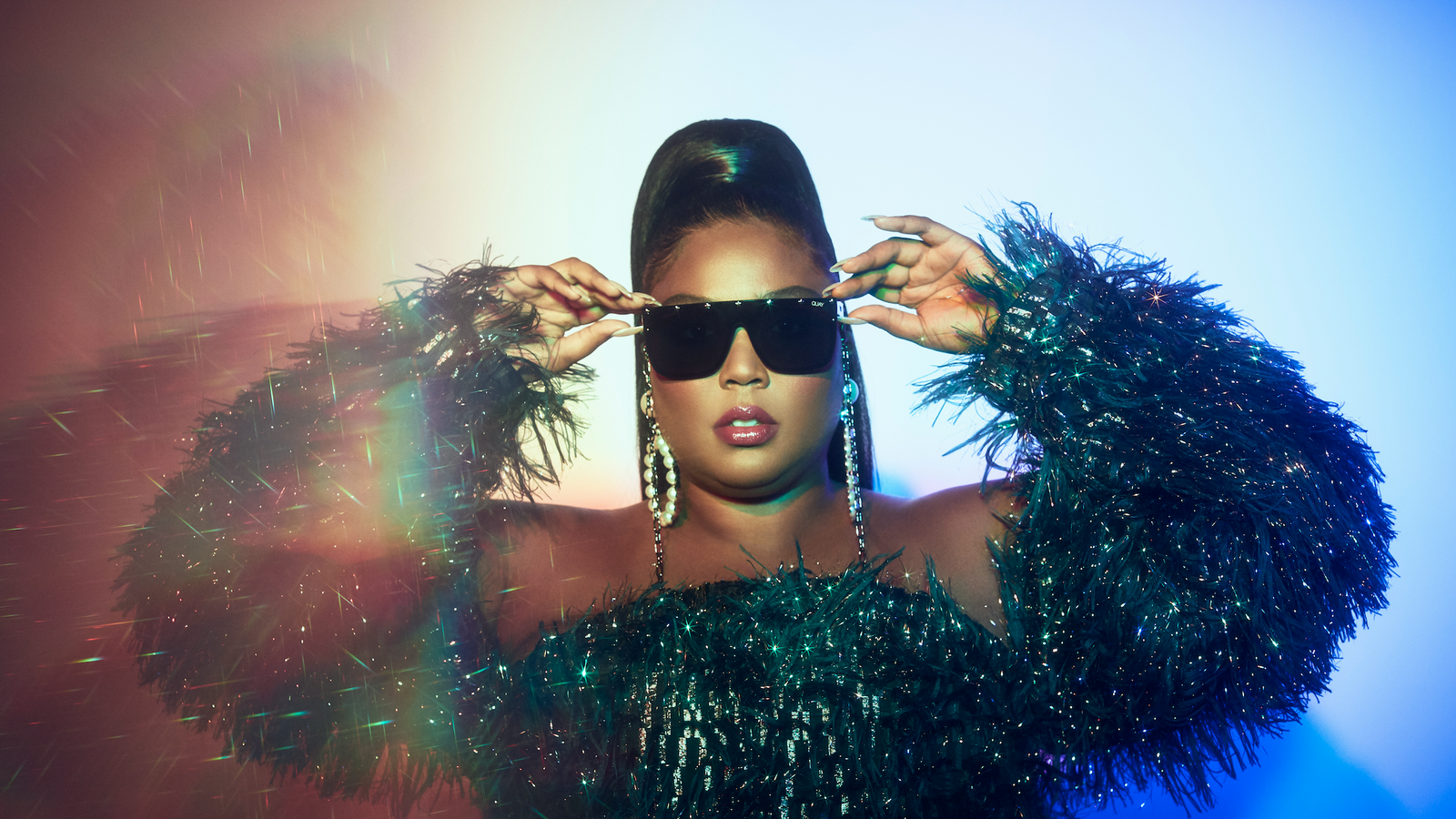 Quay X Lizzos Bold Sunglasses Collaboration Is Finally Here Marie Claire
