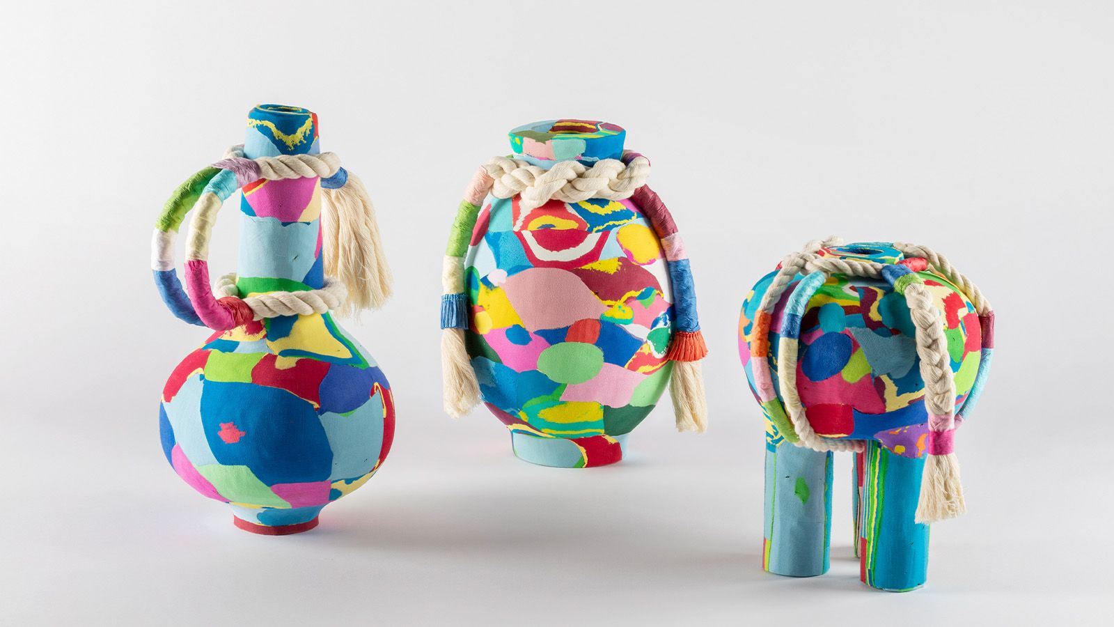 These vibrant vases are made from discarded flip flops | Wallpaper*