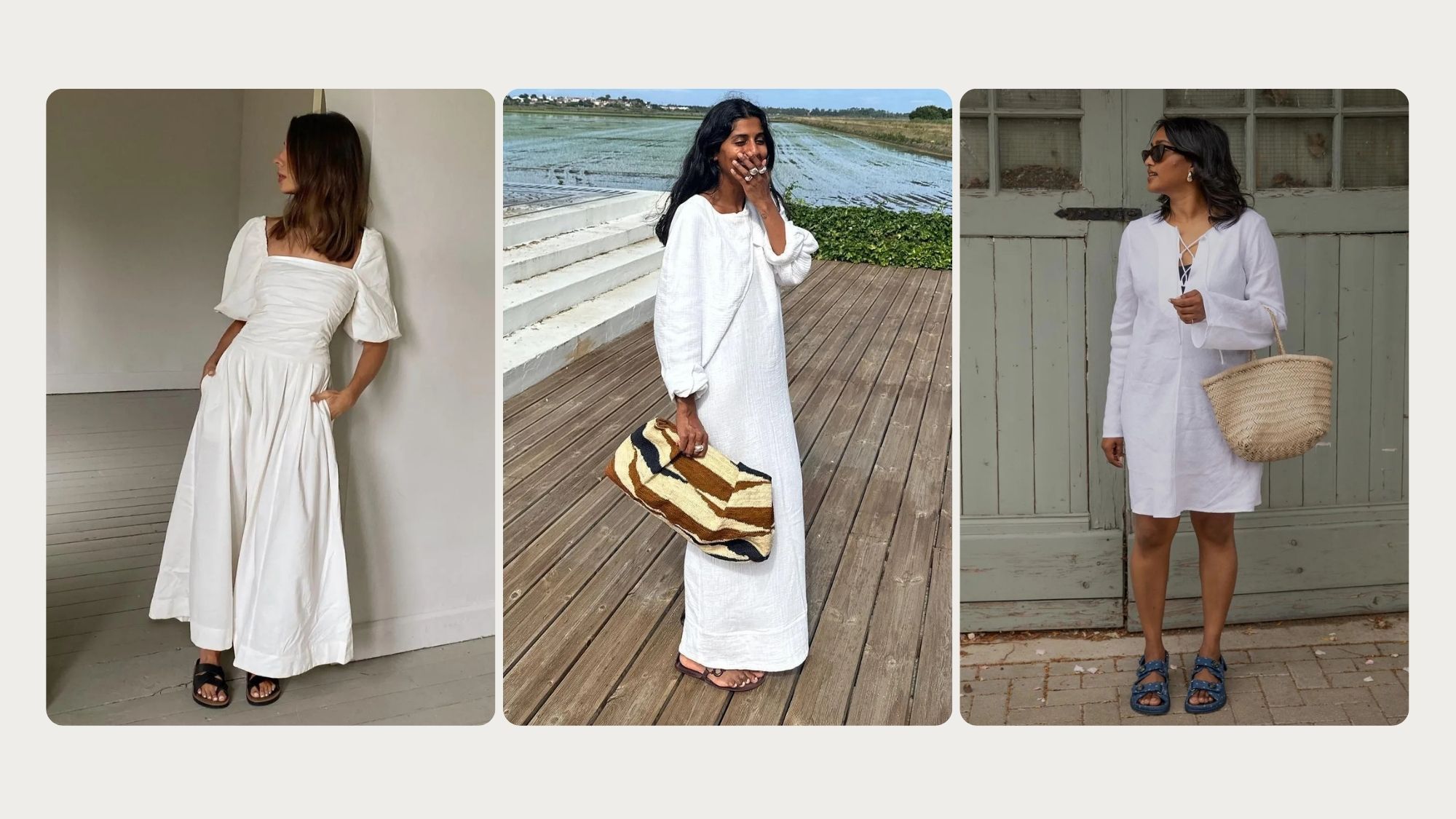 The Best White Dresses and Sandals for Summer 2025 | Who What Wear