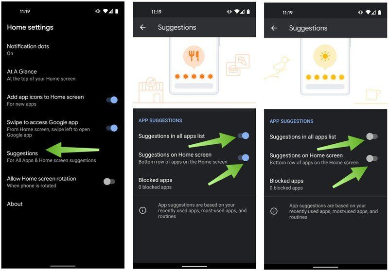 How to turn off the Suggested Apps feature on your Google Pixel phone ...