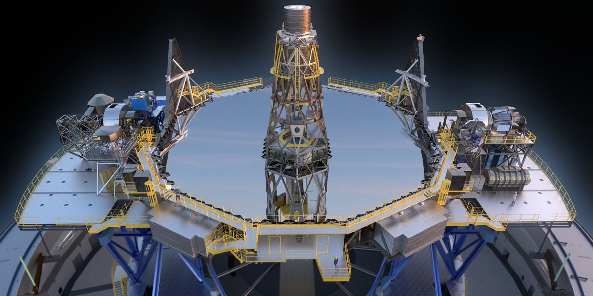 See world's largest telescope come together beneath the Milky Way ...