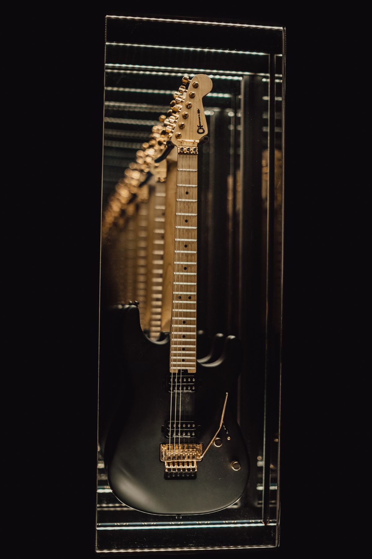 The Infinity Case offers a dazzling new way to display your guitar ...
