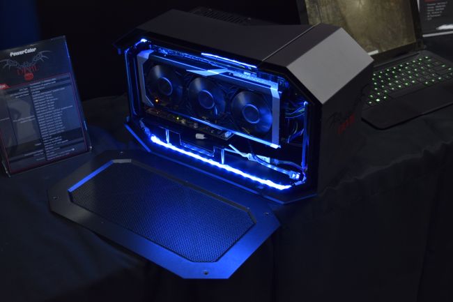 Intel Skull Canyon And PowerColor External GPU Dock Power HTC Vive ...