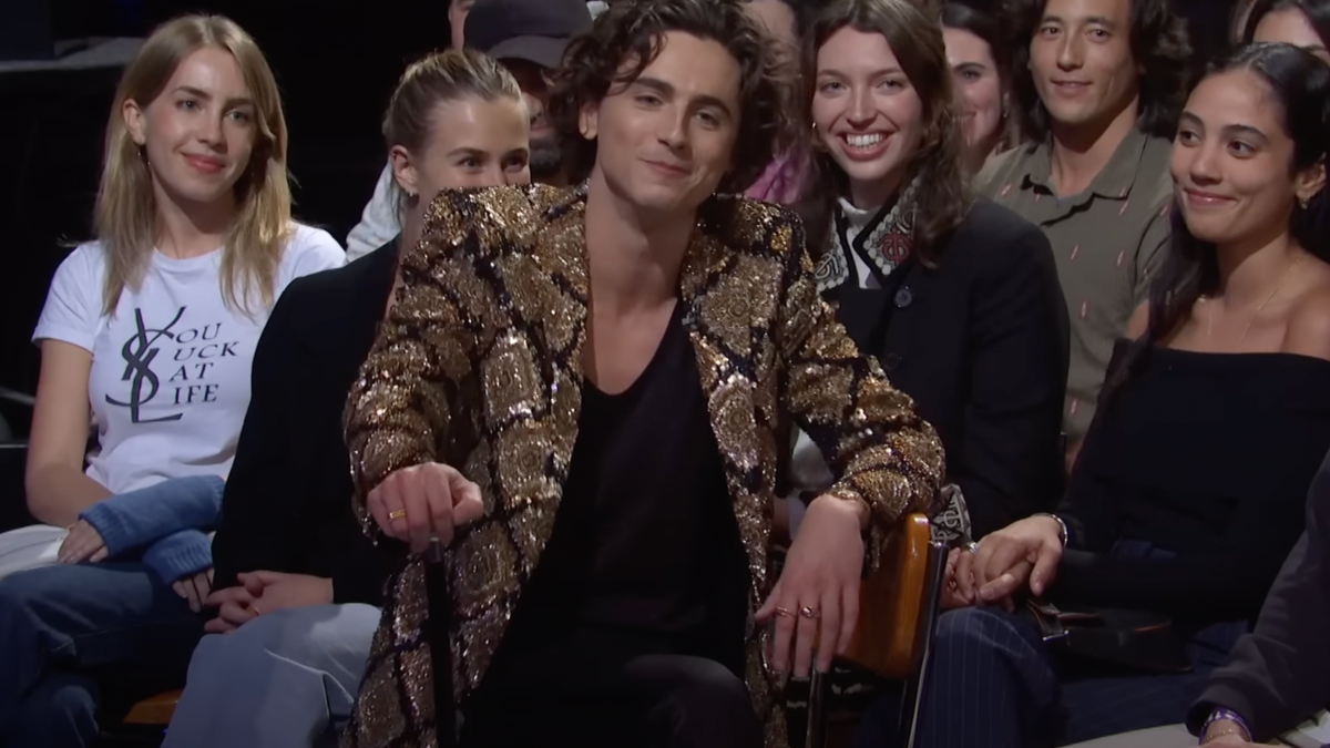Timothée Chalamet Pokes Fun at His Baby Face in 'SNL' Rap | Marie Claire