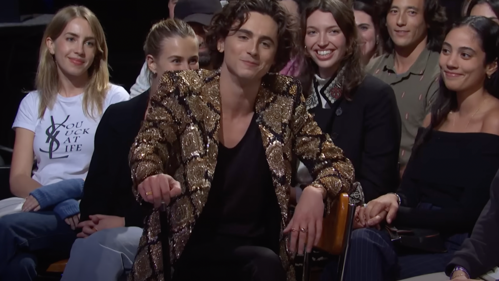 Timothée Chalamet Pokes Fun at His Baby Face in 'SNL' Rap | Marie Claire