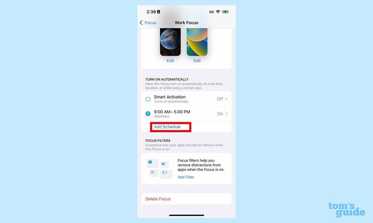 How to set up a Focus mode on your iPhone in iOS 16 | Tom's Guide