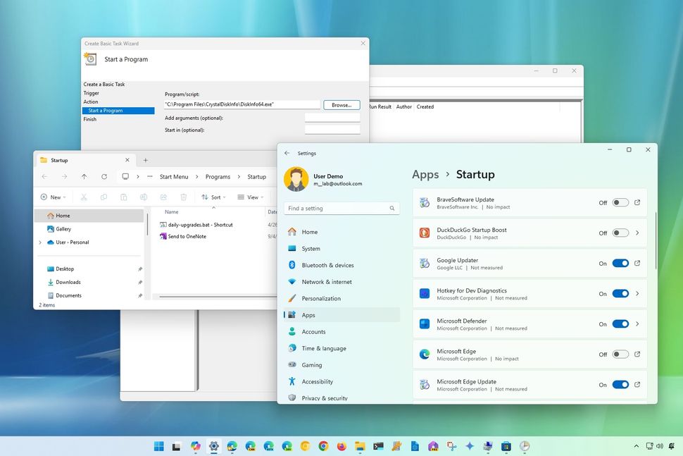 How to launch apps automatically during startup on Windows 11 and ...