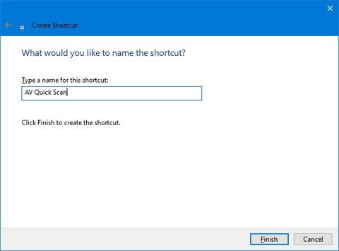 How to create shortcuts to start a Windows Defender scan on Windows 10 ...