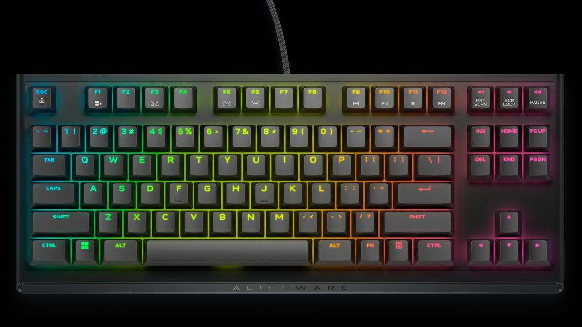 Alienware's first tenkeyless gaming keyboard revealed — fitted with ...