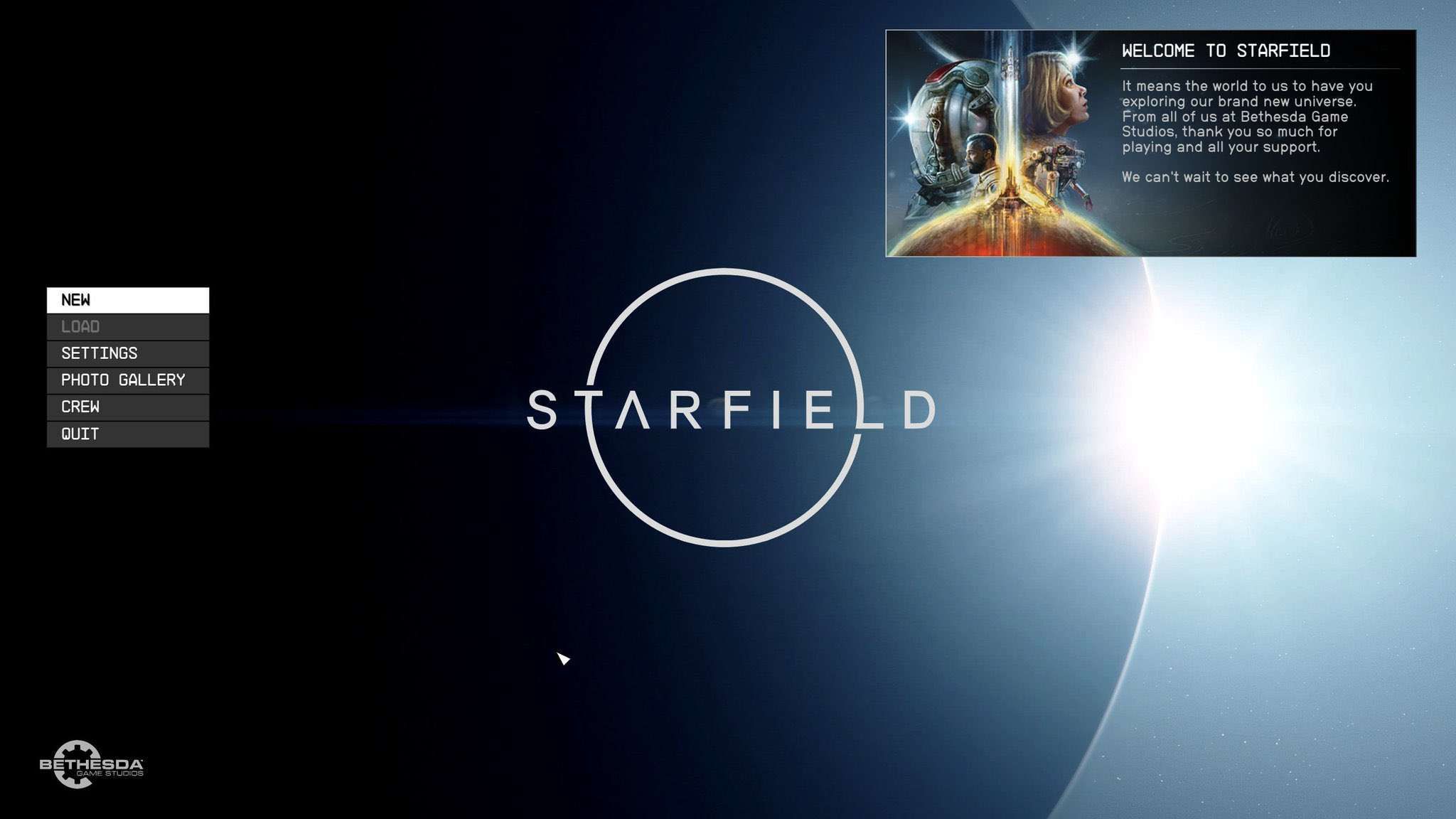 Why people are talking about Starfield's start screen: Gaming's latest ...