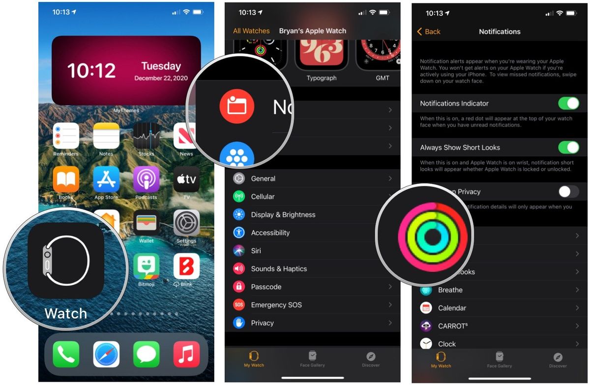 How to customize Message, Mail, Calendar, and other notifications on ...