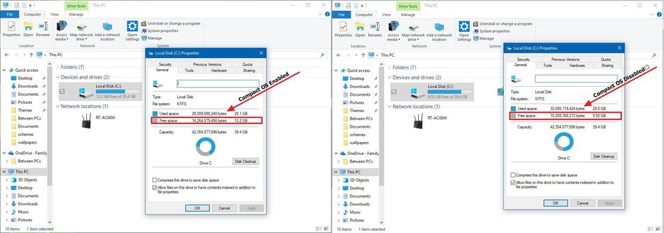 How to reduce the size of Windows 10's footprint on your PC | Windows ...