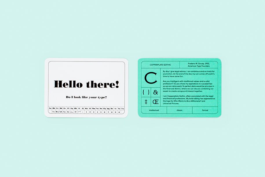 Typography meets Tinder in this type dating game | Creative Bloq