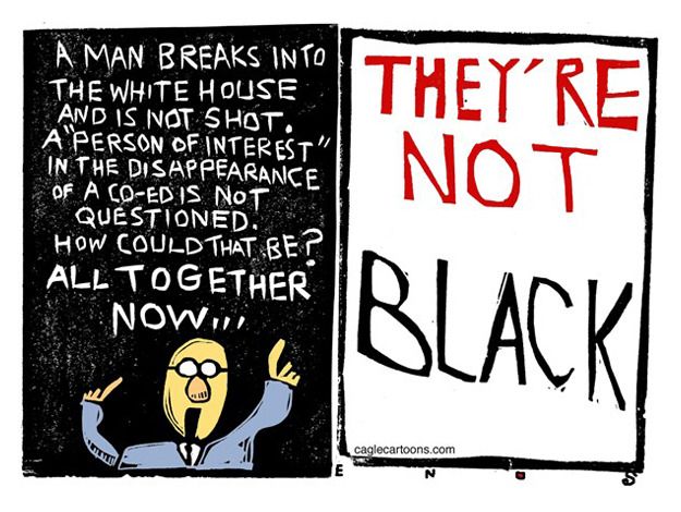 Editorial cartoon crime race U.S. | The Week
