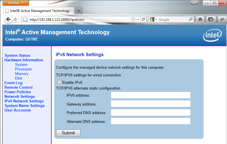 Intel AMT Web Interface, Continued - Intel vPro: Three Generations Of ...