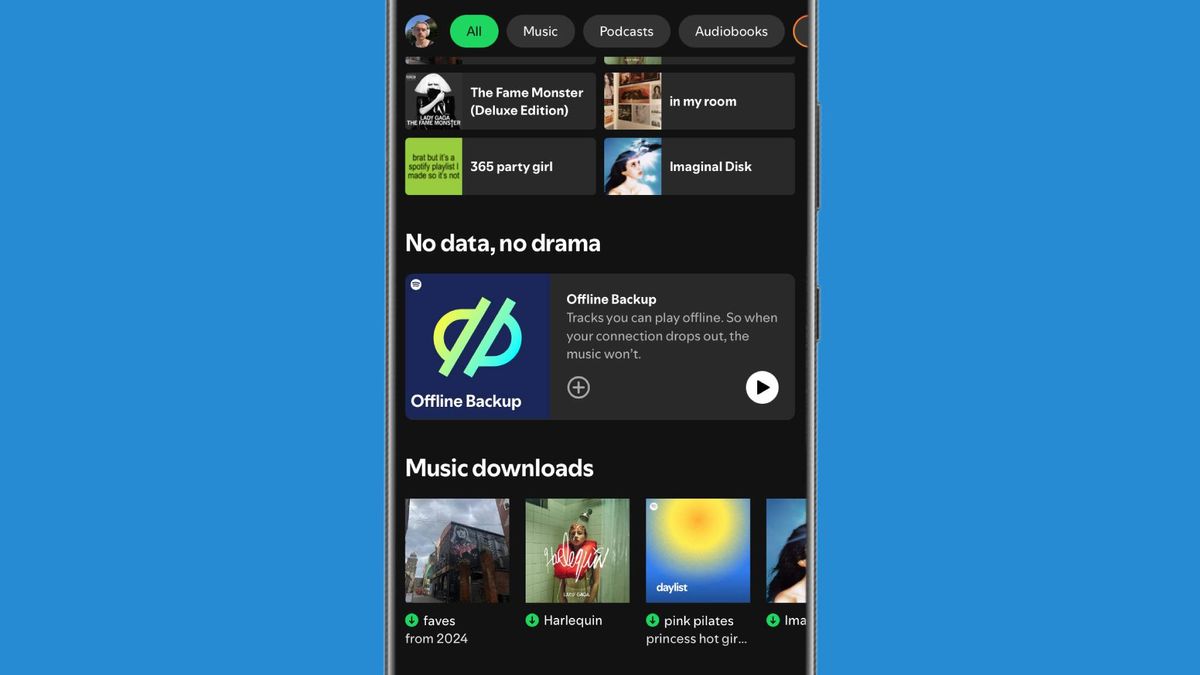 Spotify's new automatic 'Offline Playlist' lets you listen to music ...