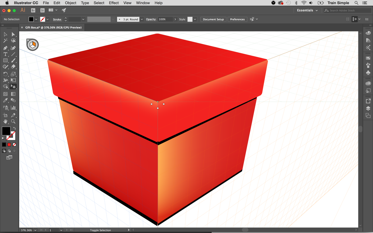 Using Perspective Grid in Illustrator: steps 10-18 - Create perspective ...