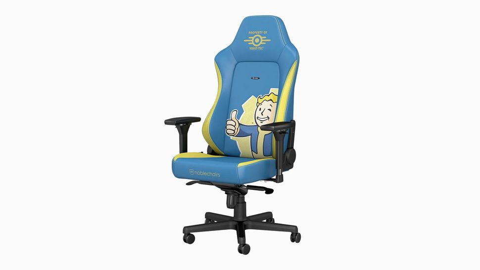 Just sittin' on a Vault Boy... the Fallout gaming chair is now ...