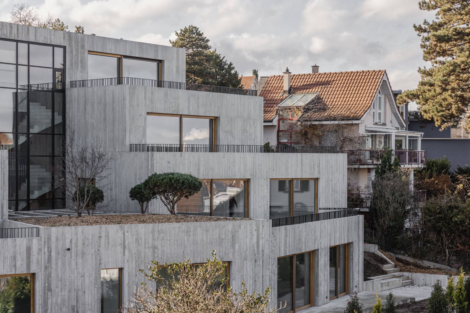 Concrete apartment building in Basel is elegantly monolithic | Wallpaper*