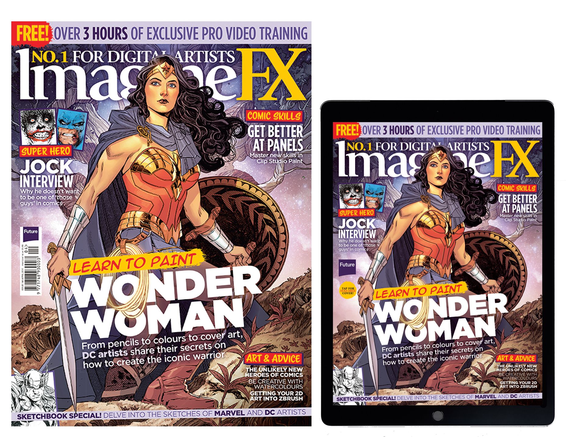 Pro artists help you power up your comic skills in the latest issue of ...