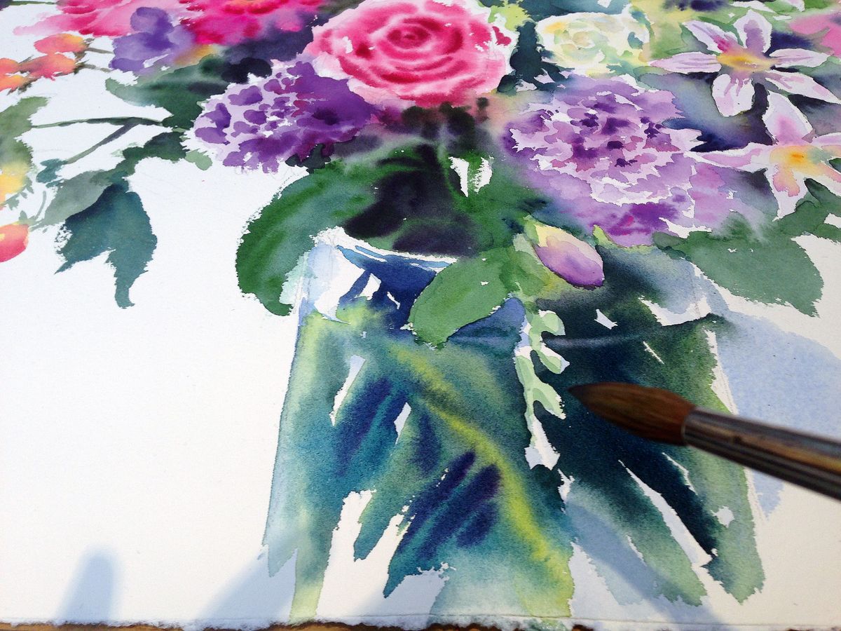 Master wet-in-wet watercolour painting | Creative Bloq