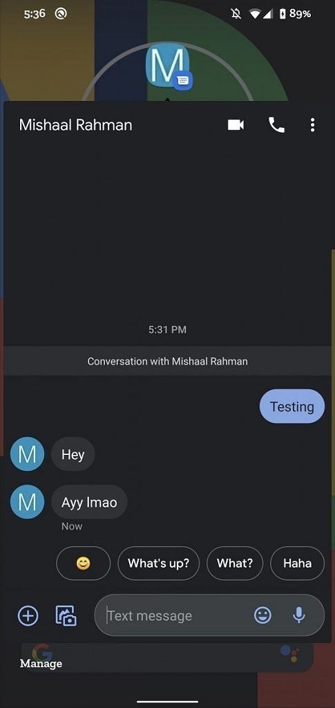 Floating conversation bubbles might be coming soon to Google Messages ...