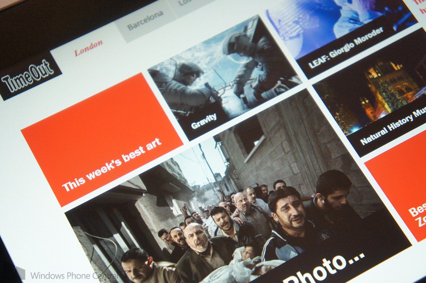 Time Out updates its array of apps for Windows 8.1 with new features ...