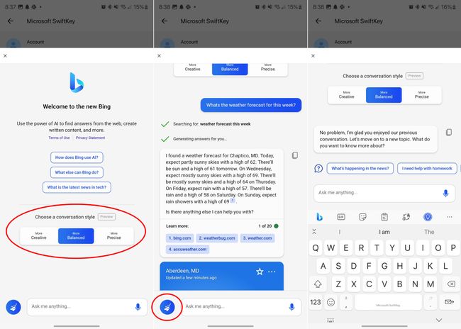 How to use Bing Chat from the SwiftKey keyboard | Android Central