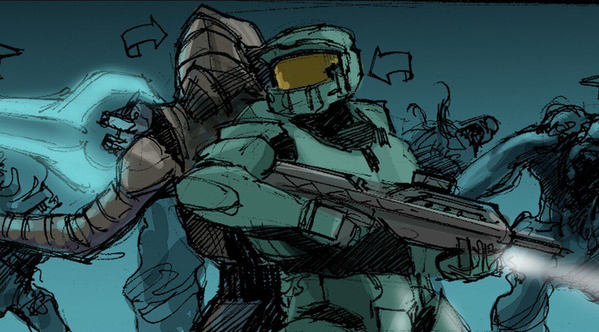 Ex-Halo artist shows off storyboards for Halo 2 and Halo 3 | Windows ...