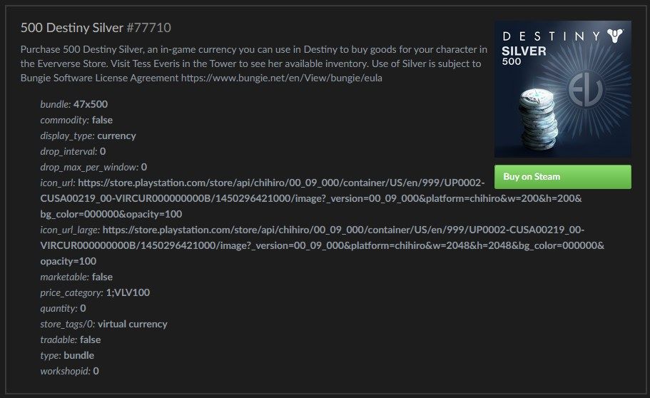 Destiny's 'Silver' in-game currency is now available for purchase on ...