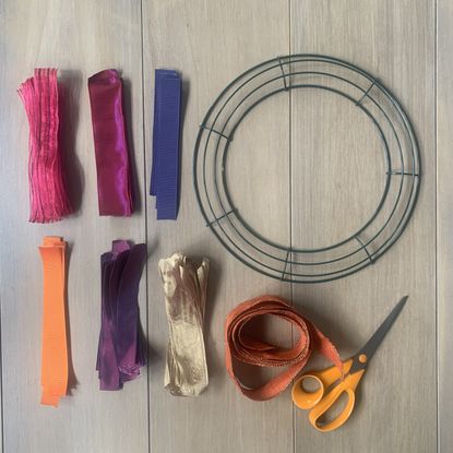 How to make a ribbon wreath: 6 easy steps for beginners | Homes and Gardens