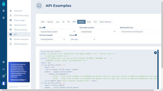 Luminati Proxy review | TechRadar