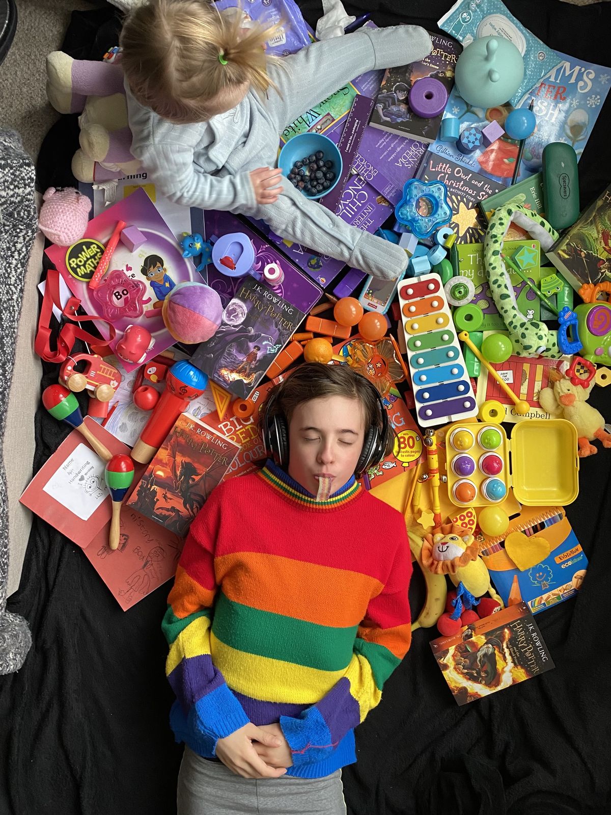 Photographer gathers color matched items for creative lockdown ...