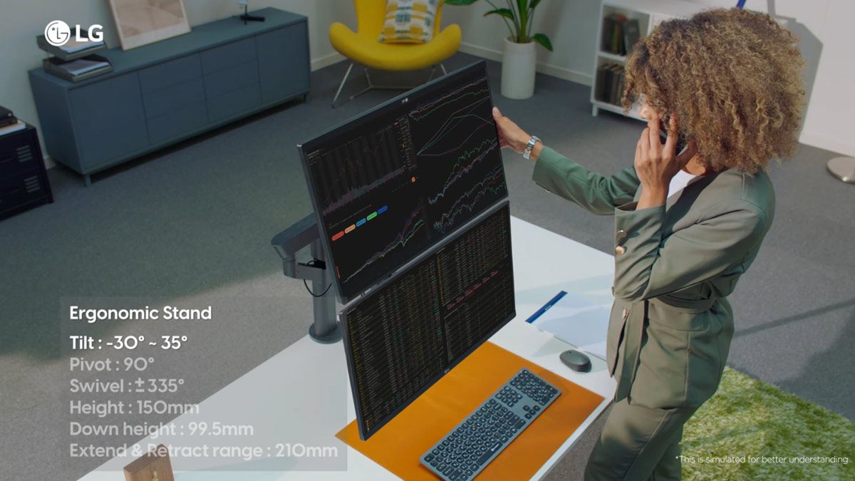 LG's Ergo Dual Makes A Great Setup For Serious Multitaskers | Tom's ...