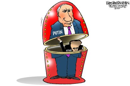 5 bitingly funny cartoons about Bashar al-Assad in Moscow | The Week