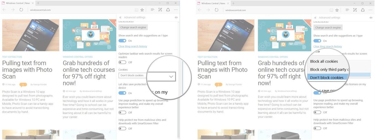 How to customize privacy settings in Edge for Windows 10 | Windows Central