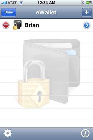 App Review: eWallet for the iPhone | iMore