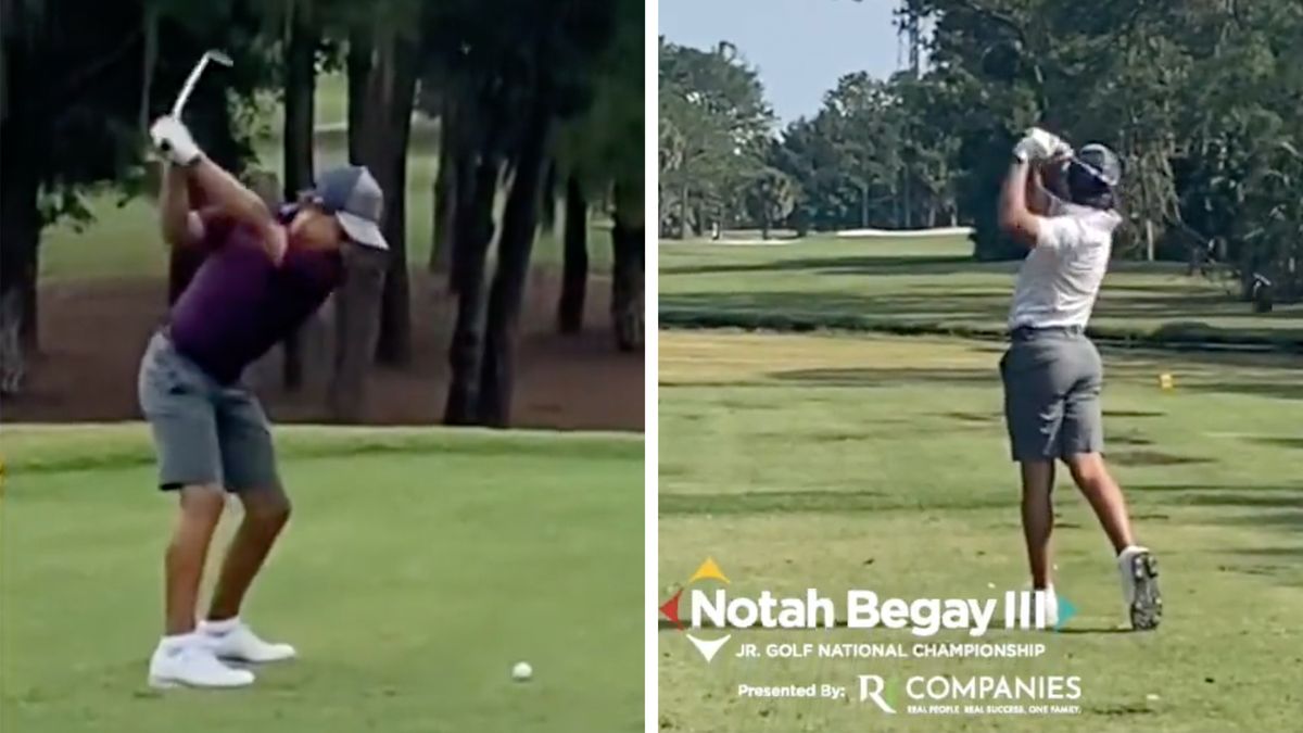 Charlie Woods Swing Video Goes Viral After Shooting 68 | Golf Monthly