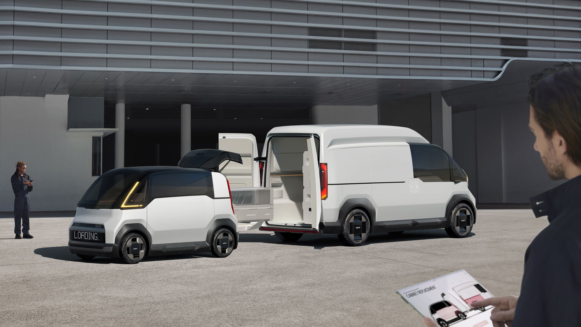 Kia reveals modular, transforming electric van concept at CES | T3